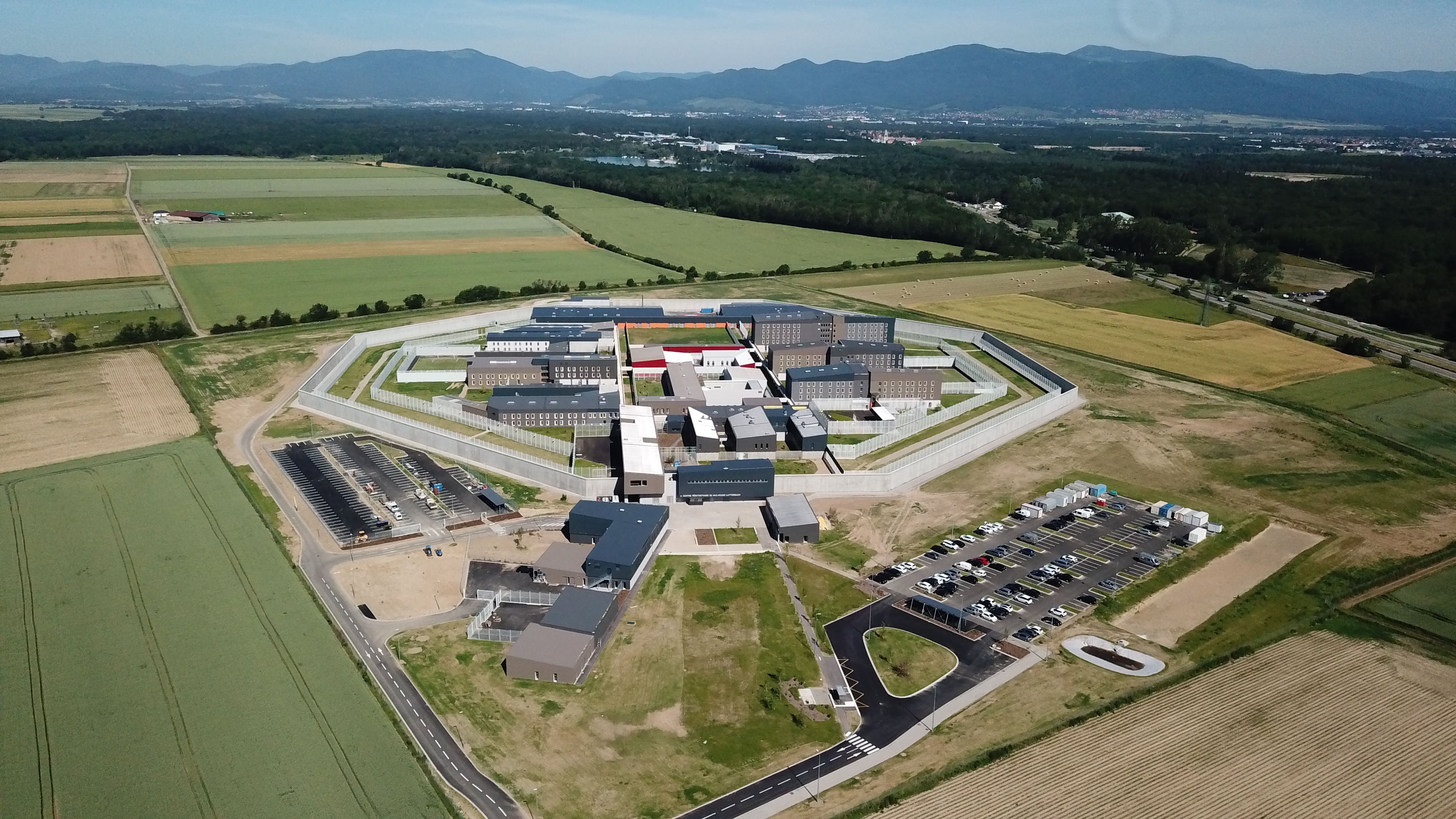 Construction du centre pénitentiaire de Lutterbach | Léon Grosse